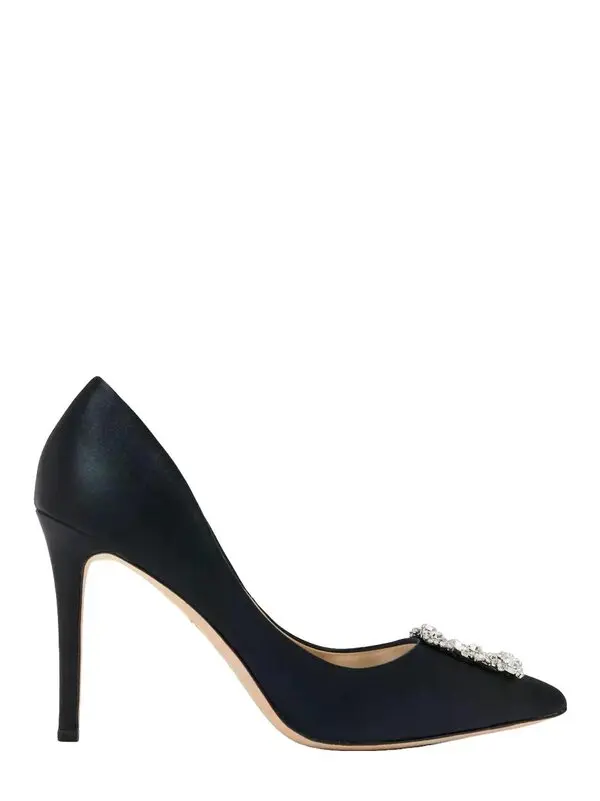 Badgley Mischka Cher Crystal-embellished Pumps - Black