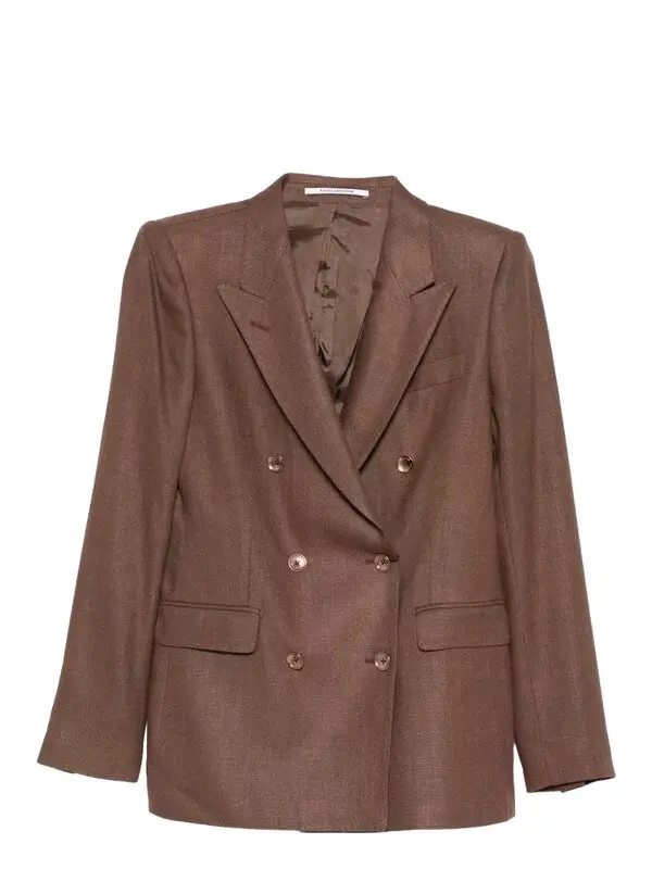 Tagliatore Double-breasted Blazer - Brown