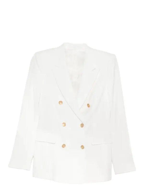 Tagliatore Double-breasted V-neck Blazer - Neutrals