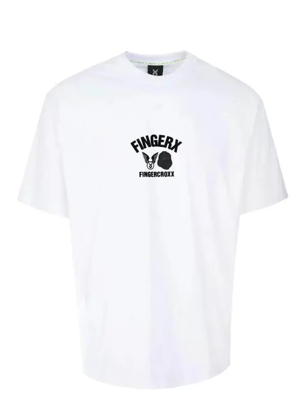 FINGERCROXX Short-sleeve Graphic T-shirt - White
