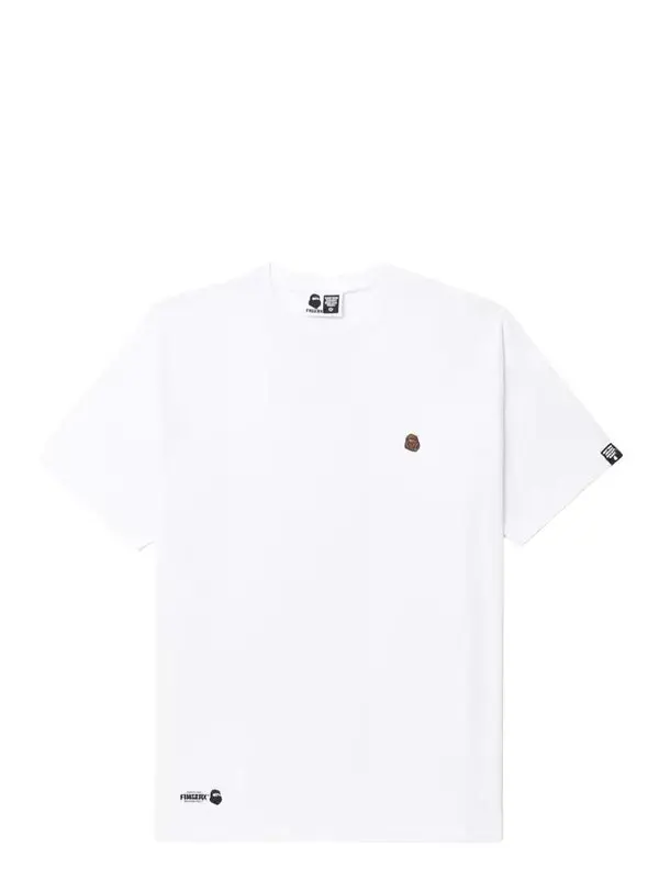 FINGERCROXX Embroidered T-shirt - White