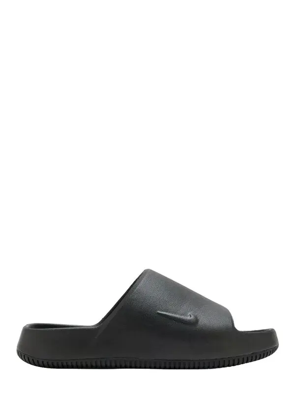 Nike Calm 2.0 Embossed-logo Slides - Black