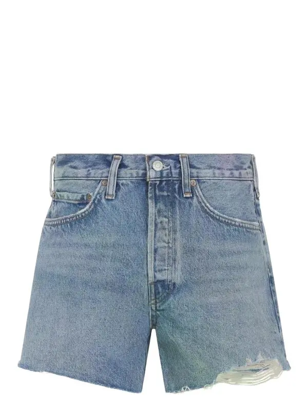 AGOLDE Parker Denim Shorts - Blue