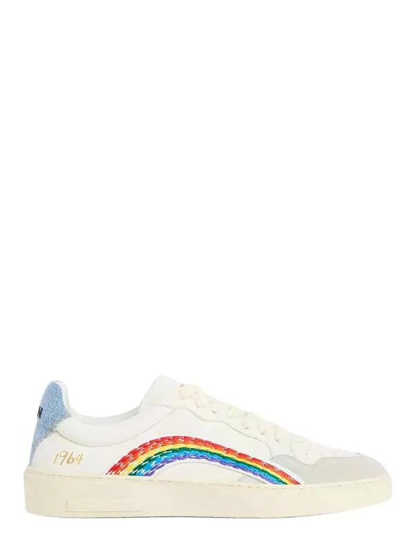 Dsquared2 Rainbow Rebels Sneakers - White