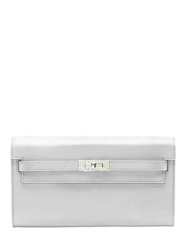 Hermès 2025 Kelly To Go Wallet - Silver