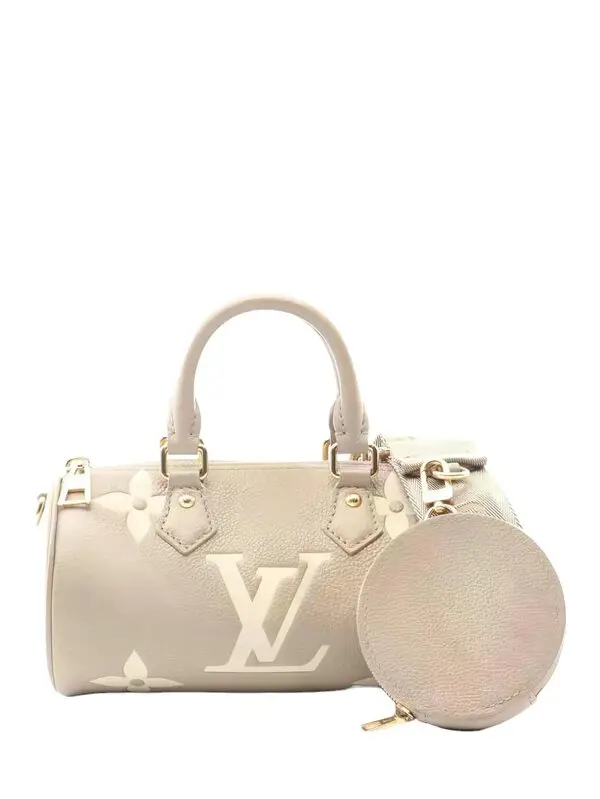 LOUIS VUITTON 2021 Papillon Bb Monogram Empreinte Tote Bag - Neutrals