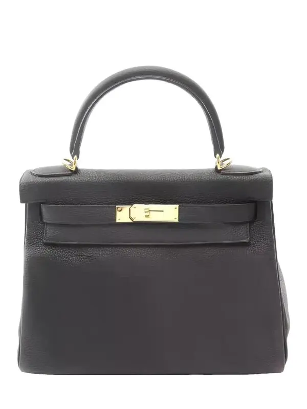 Hermès 2019 28 Kelly Retourne Handbag - Black