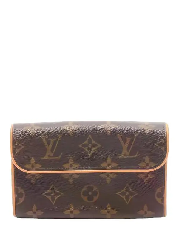 LOUIS VUITTON 2002 Pochette Florentine Belt Bag - Brown