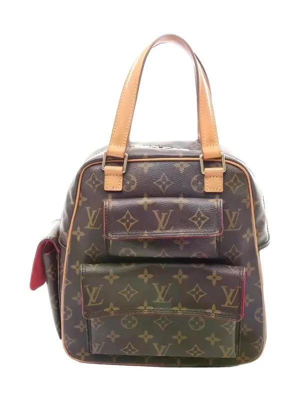 LOUIS VUITTON 2003 Excentricite Monogram Tote Bag - Brown
