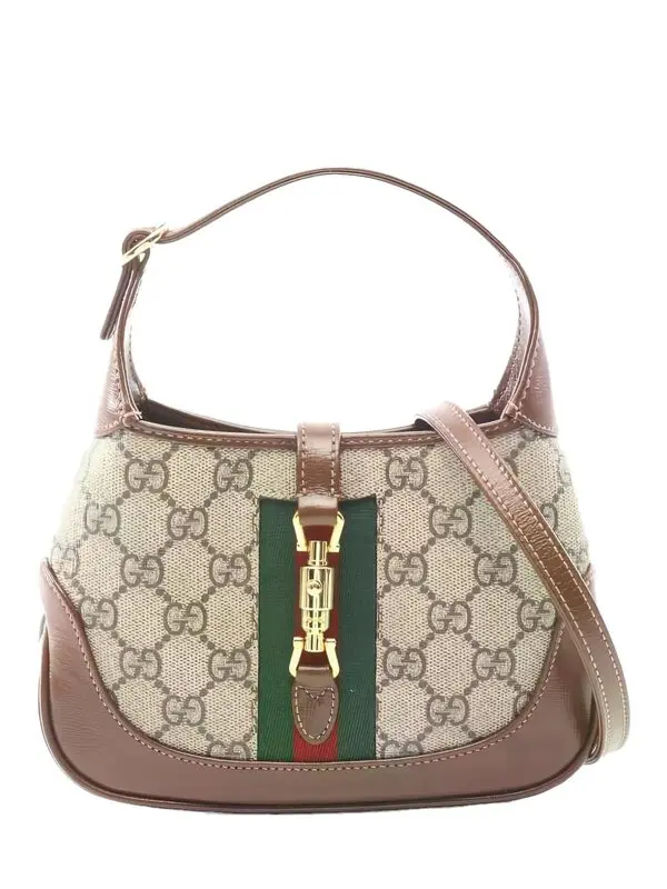 Gucci 2020s Jackie 1961 Gg Supreme Shoulder Bag - Neutrals