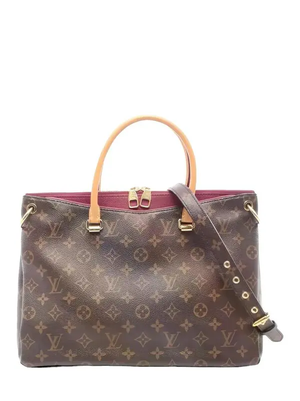 LOUIS VUITTON 2013 Pallas Monogram Handbag - Brown