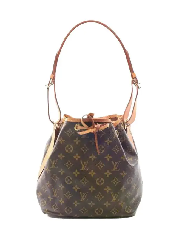 LOUIS VUITTON 2001 Petit Noé Monogram Shoulder Bag - Brown