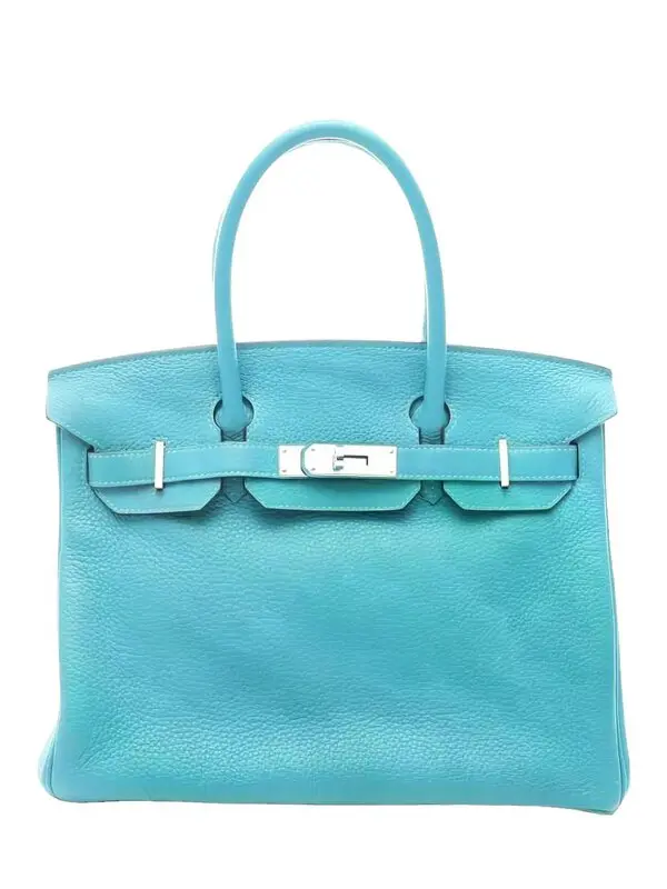 Hermès 2014 Birkin 30 Handbag - Blue