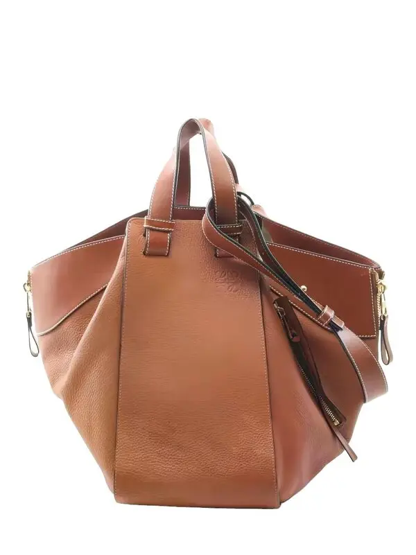 Loewe 2000s Medium Hammock Two-way Tote Bag - Brown