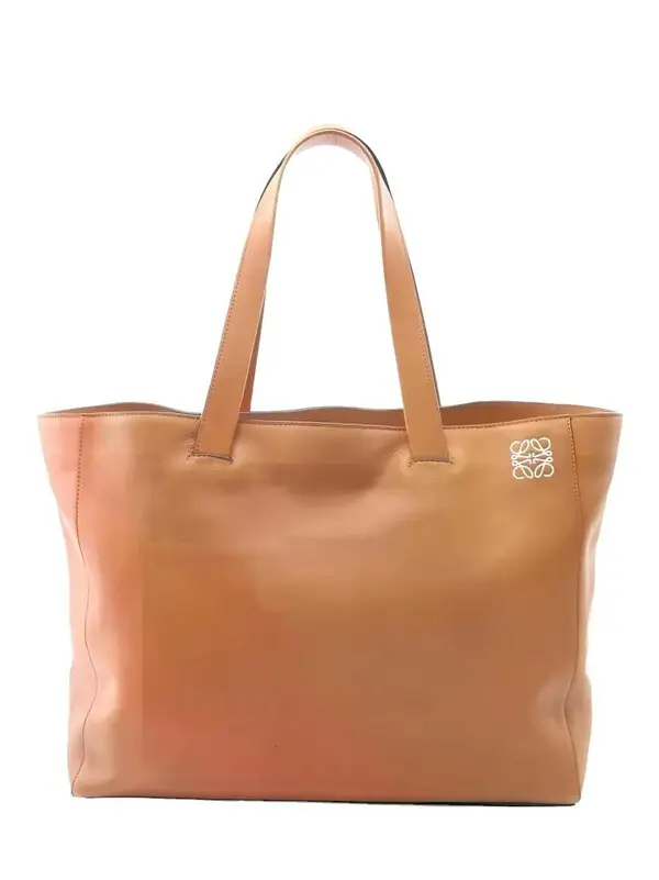 Loewe Large Leather Tote Bag - Brown