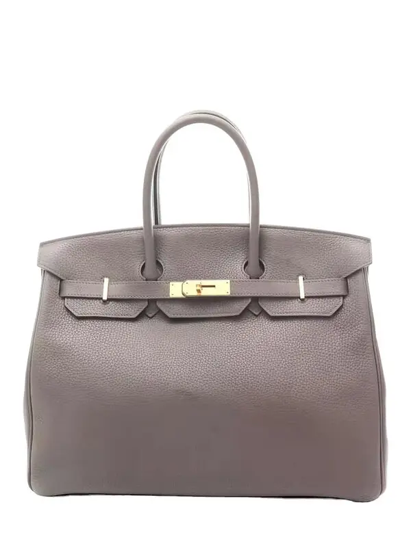 Hermès 2015 35 Birkin Tote Bag - Grey