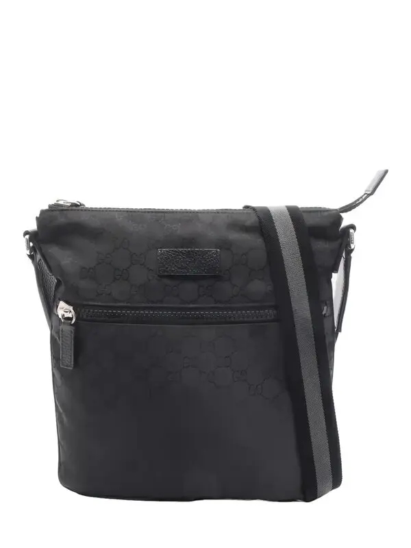 Gucci 2010s Gg Shoulder Bag - Black