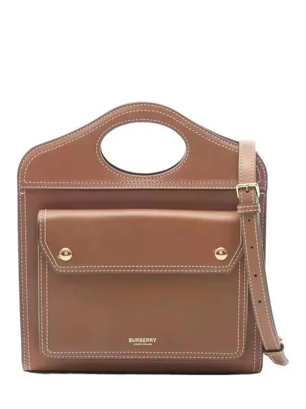 Burberry 2010s Mini Pocket Handbag - Brown