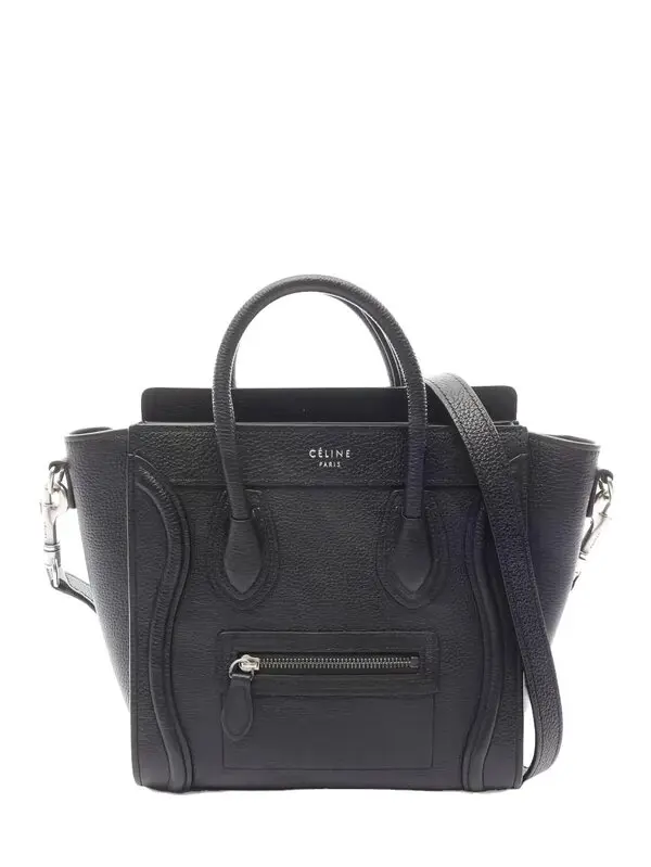 Celine 2000s Nano Luggage Tote - Black