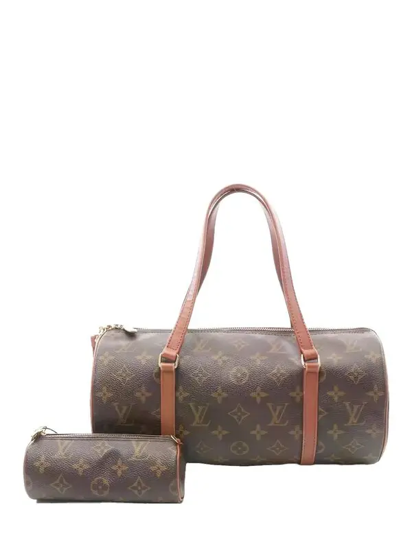 LOUIS VUITTON 1994 Papillon 30 Monogram Shoulder Bag - Brown