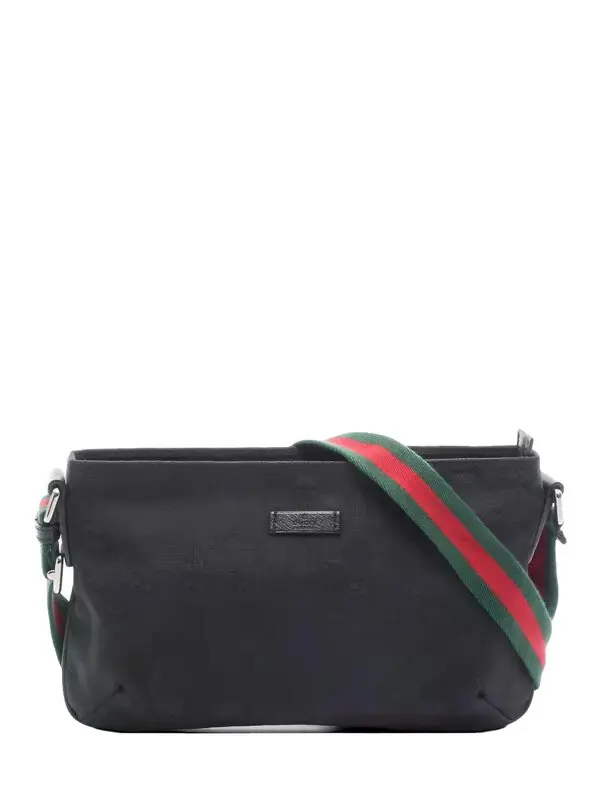 Gucci 2010 Sherry Line Gg Shoulder Bag - Black