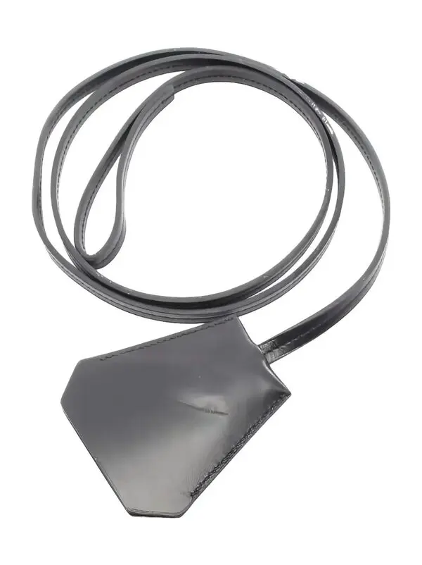 Hermès 2008 Logo-debossed Bag Charm - Black