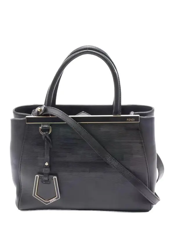 Fendi 2000s Petite 2jours Tote Bag - Black