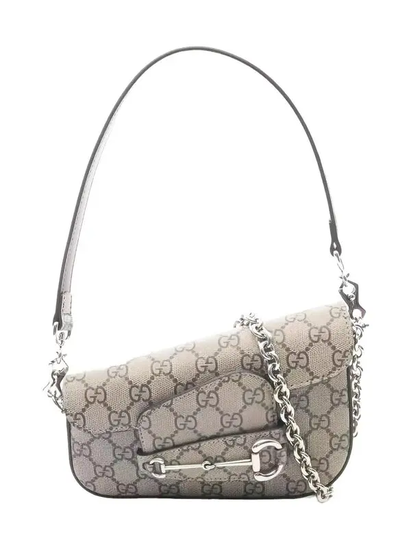 Gucci 2010s Horsebit Shoulder Bag - Neutrals
