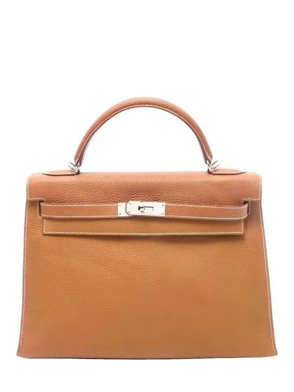 Hermès 2005 32 Kelly Top-handle Handbag - Brown