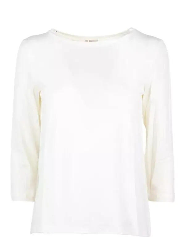 Marella 3/4 Sleeve T-shirt - Neutrals