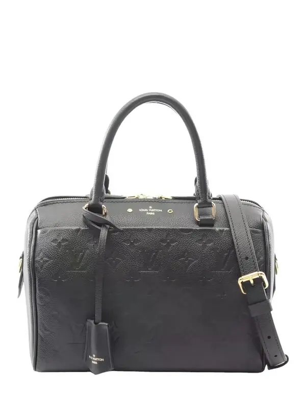 LOUIS VUITTON 2018 Speedy Bandoulière 25 Monogram Tote Bag - Black