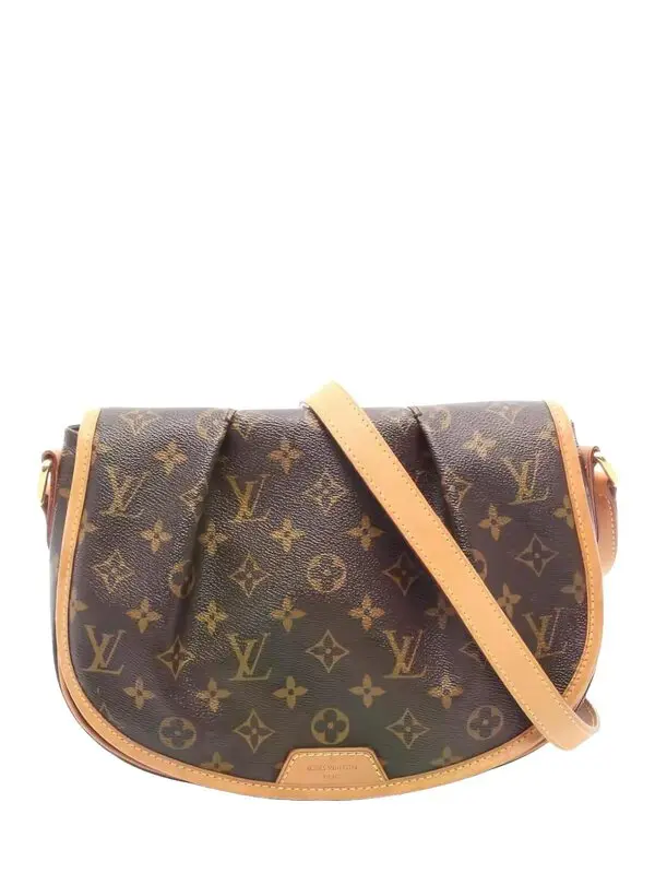 LOUIS VUITTON Menilmontant Pm Shoulder Bag - Brown