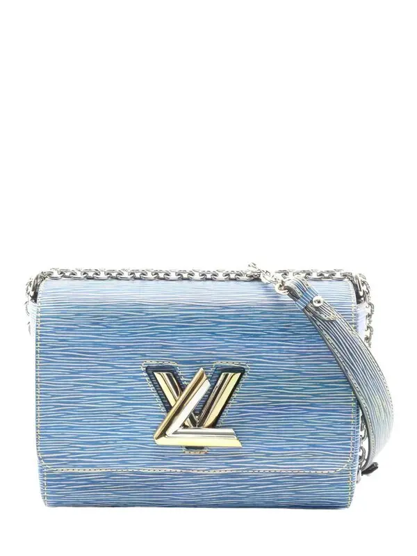 LOUIS VUITTON 2015 Twist Mm Epi Denim Shoulder Bag - Blue