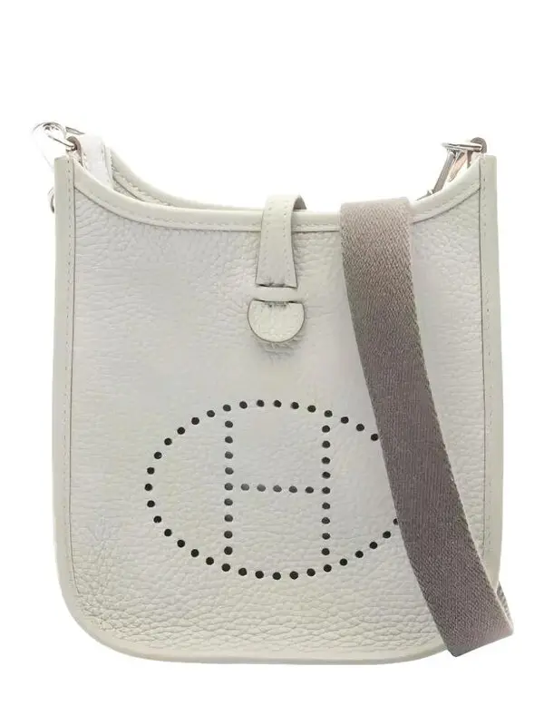 Hermès 2020s Tpm Evelyne Perforated Shoulder Bag - Grey