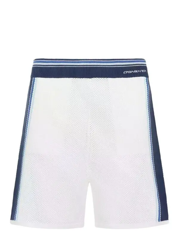 Casablanca Mesh Shorts - White