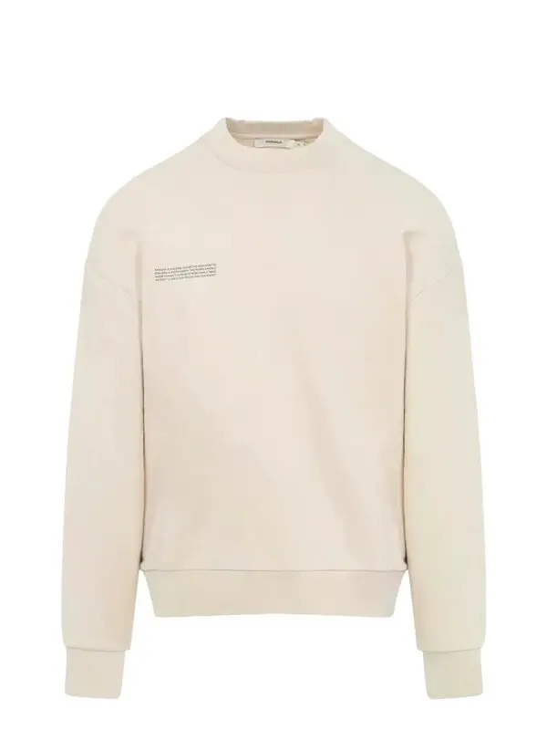 PANGAIA Slogan-print Sweatshirt - Neutrals