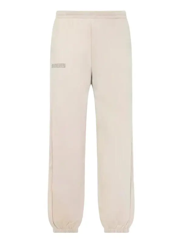 PANGAIA Slogan-print Track Pants - Neutrals