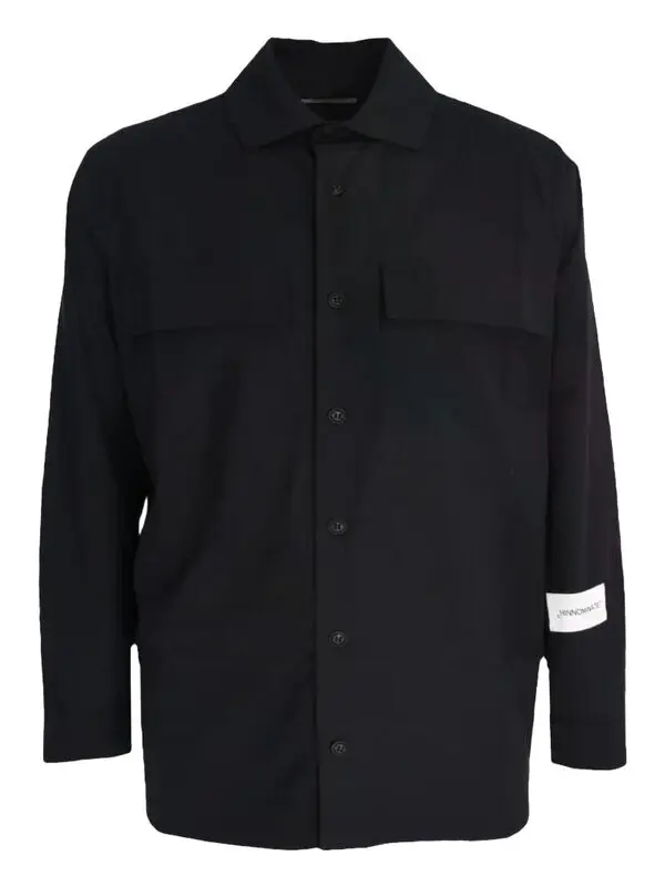 HINNOMINATE Patch-pocket Shirt - Black