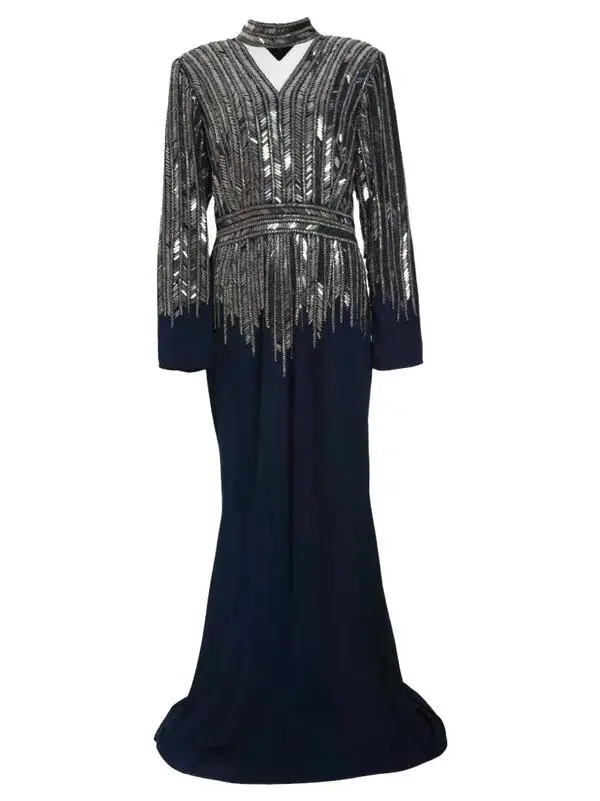 Prabal Gurung Embellished Maxi Dress - Blue