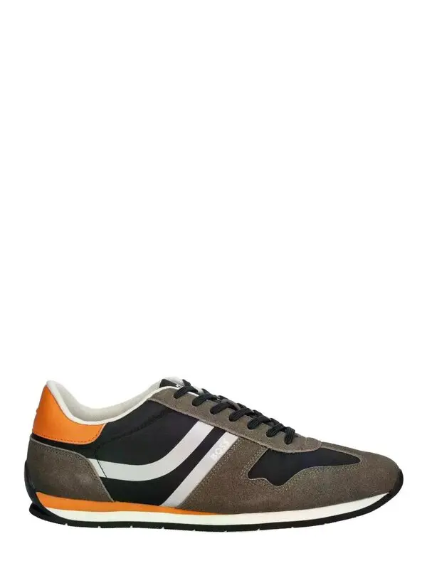 BOSS Striped Sneakers - Brown