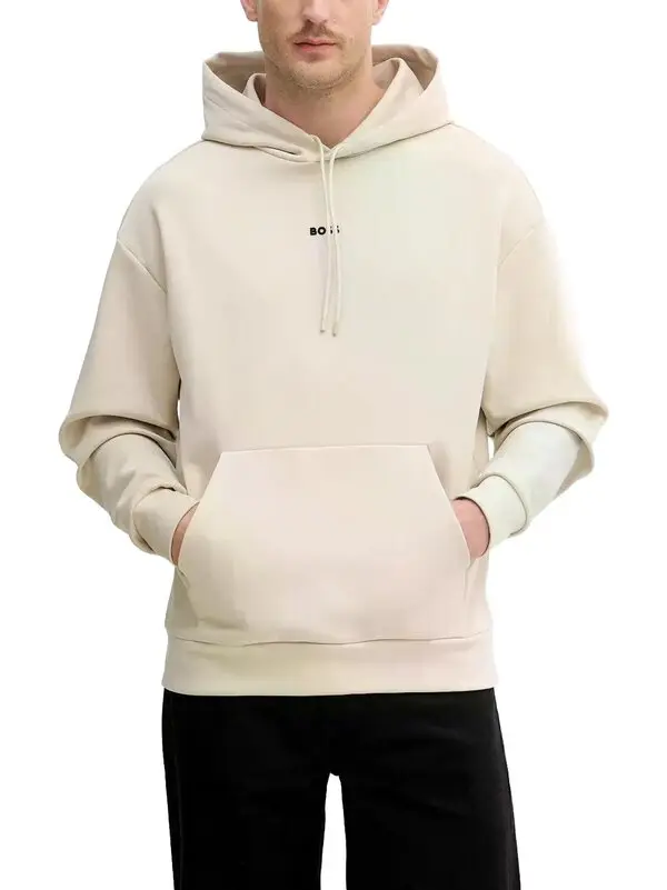 BOSS Logo Hoodie - Neutrals