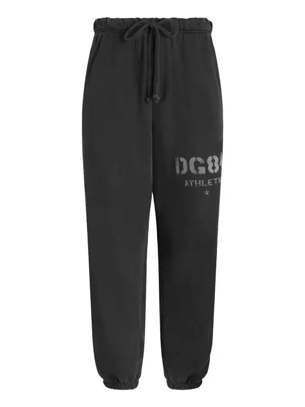 Dolce & Gabbana Graphic Side-stripe Track Pants - Grey