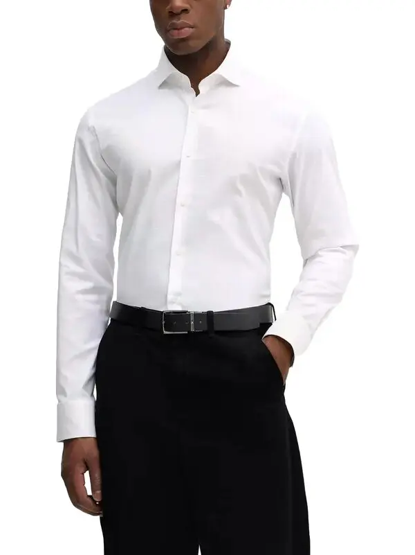 BOSS Buttoned Shirt - White