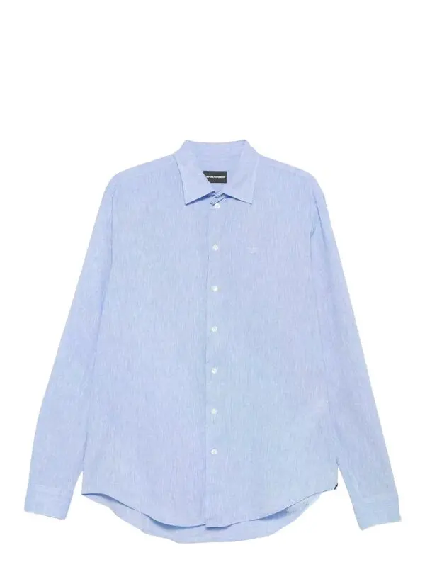 Emporio Armani Buttoned Shirt - Blue