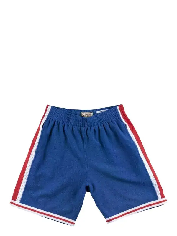 Mitchell & Ness Nba Reverse Warm Up Swingman Shorts - Blue