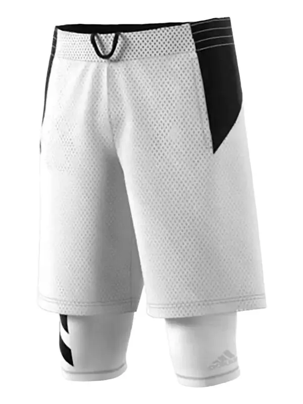 Adidas Accel 2/1 Layered Shorts - White