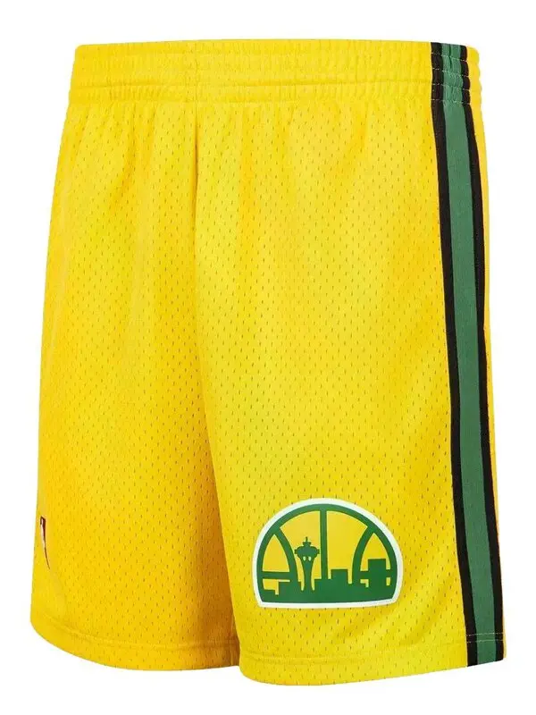 Mitchell & Ness Seattle Supersonics 1994/95 Reload Swingman Shorts - Yellow