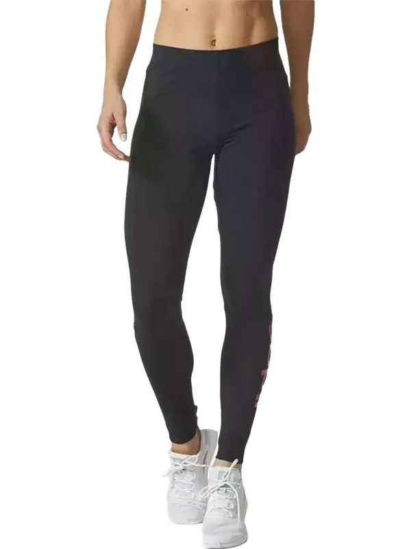 Adidas Logo-print Leggings - Black
