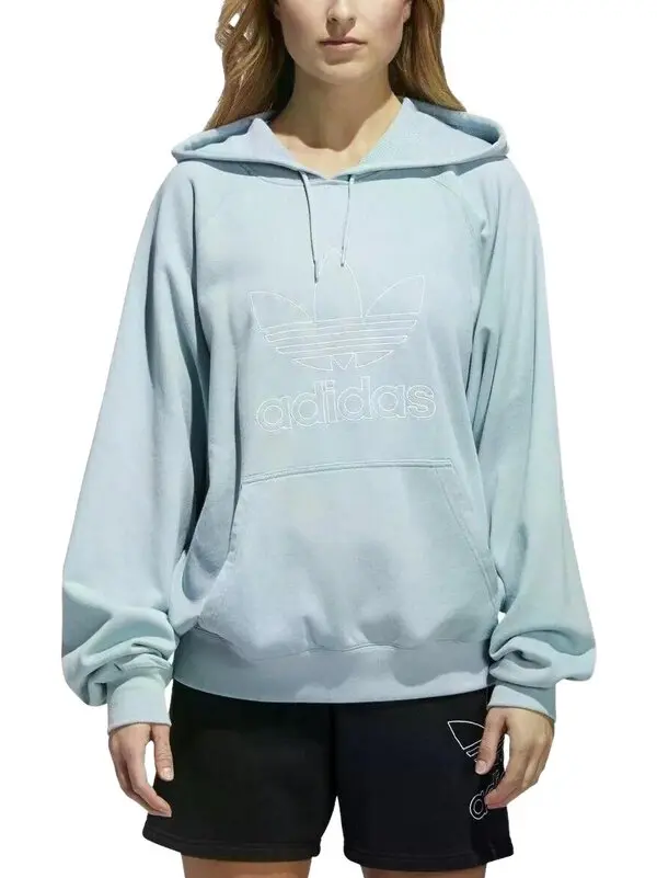 Adidas Logo Hoodie - Grey