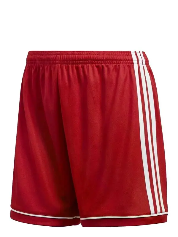 Adidas Stripes Logo Shorts - Red